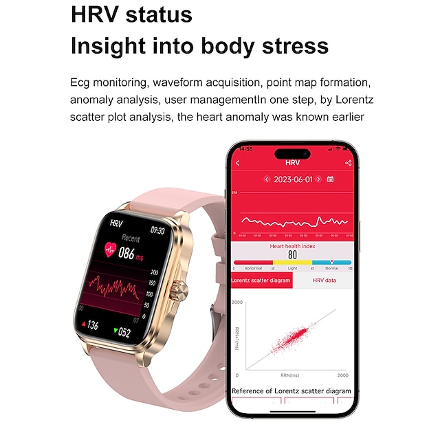 Cardica Blood Glucose Smart Watch Bluetooth Call Blood Pressure Body ...