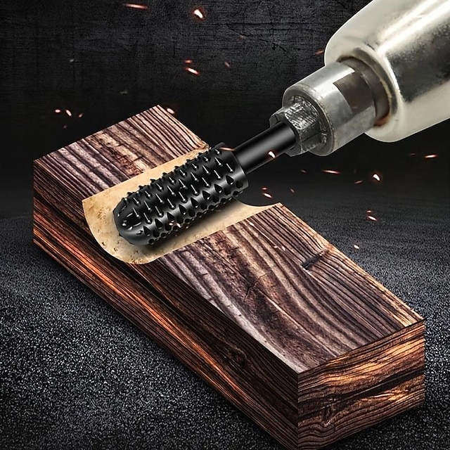 5/10pcs Rotary Burr Rasp Set Carbon Steel Wood Carving File Rasp Drill ...