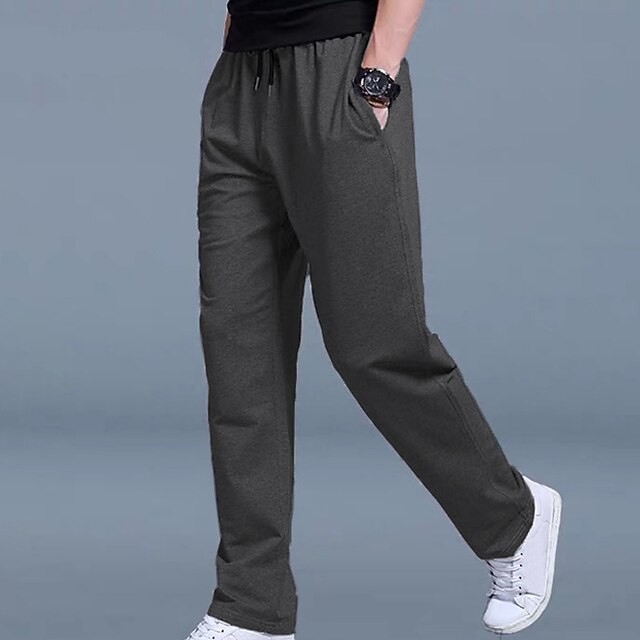 Homme Joggings Pantalon Jogger Pantalons décontractés Cordon Taille ...