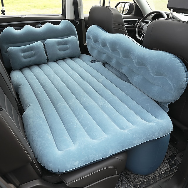 Inflatable Car Air Mattress Split Travel Bed Mattress For Car SUV Trunk ...