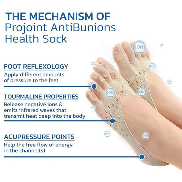 Orthoes Bunion Relief Socks Women - Orthopedic Toe Compression Sock ...