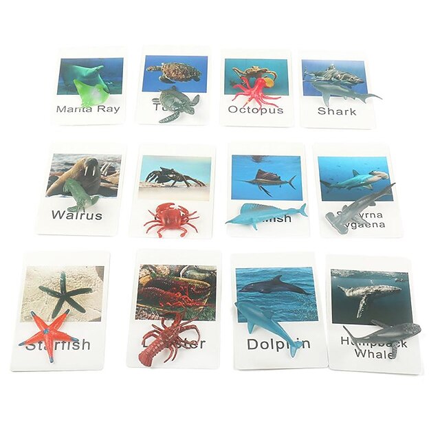 Montessori Teaching Aids Animal Model Card Matching Literacy Literacy ...
