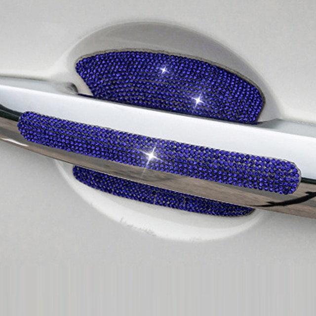 StarFire 1/2/4PCS Rhinestone Car Door Handle Stickers - Bling Car ...