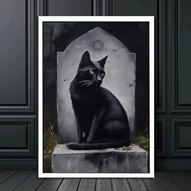 Halloween Wall Art Canvas Victoria Crow Witch Ghost Prints and Posters ...