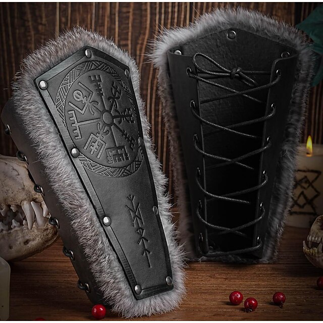 Retro Vintage Punk & Gothic Medieval Renaissance Wristband Wrist Brace ...