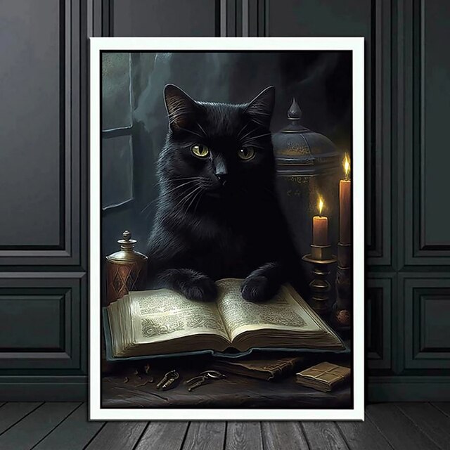 Halloween Wall Art Canvas Victoria Crow Witch Ghost Prints and Posters ...