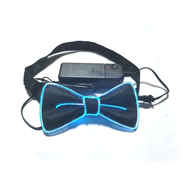 LED Bow Tie Luminous Carnival Flashing Necktie For Birthday Party ...