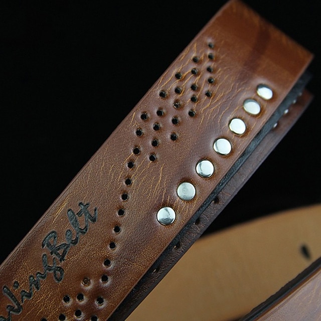 Men's Sashes Belt Men's belt PU Leather Alloy Modern Contemporary Solid ...
