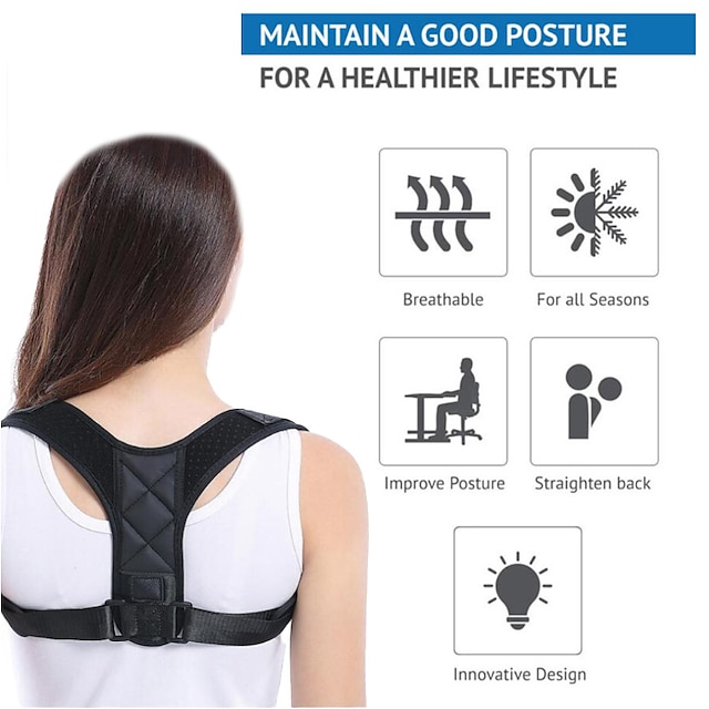 New Adult Body Shapers Brace Belt Corset Posture Corrector Compression ...