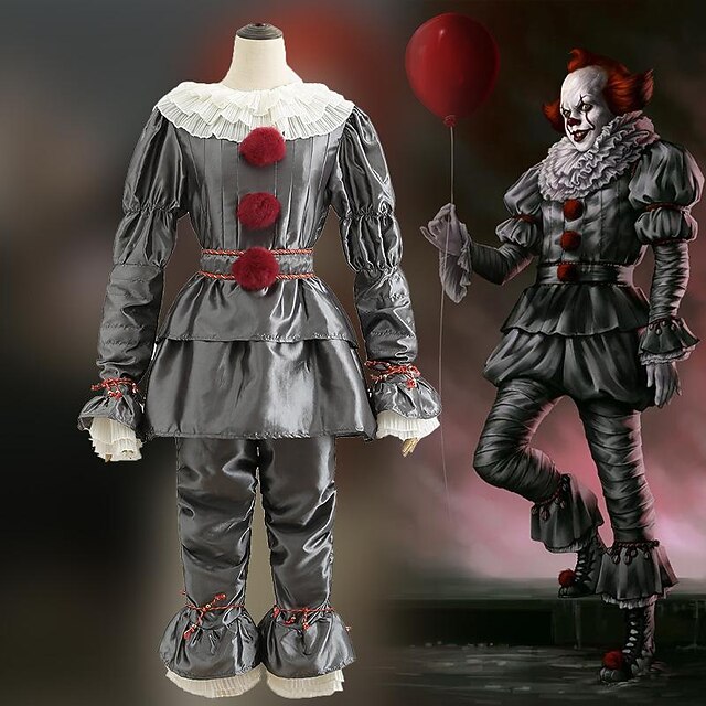 Cosplay Costume Party Costume Burlesque Clown Pennywise It Outfits ...