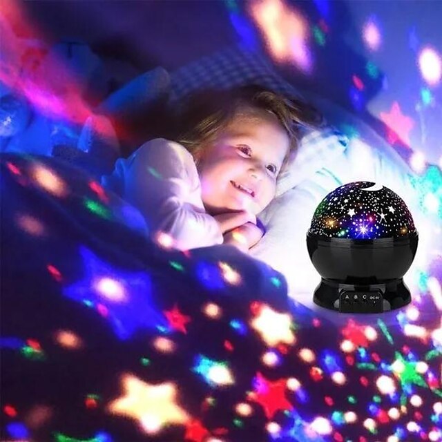 Starry Night Light Projector Galaxy Light Projector Led Rotating Moon ...
