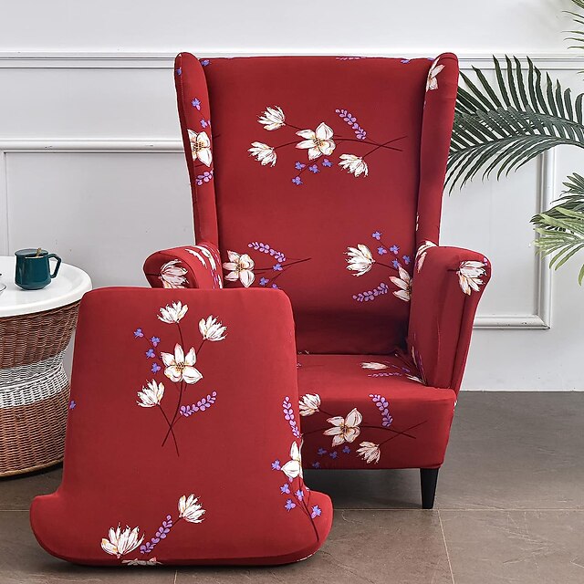 ving stol slipcovers spandex stretch sofa trekk wingback lenestol trekk ...