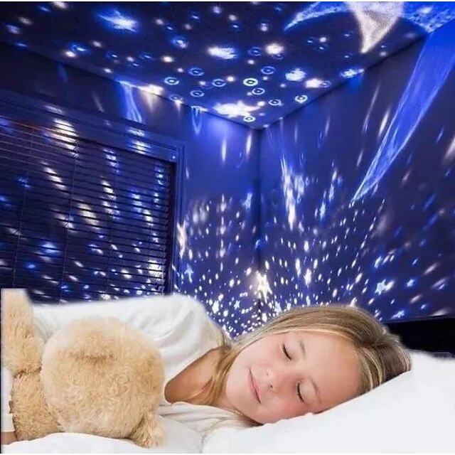 Starry Night Light Projector Galaxy Light Projector Led Rotating Moon ...