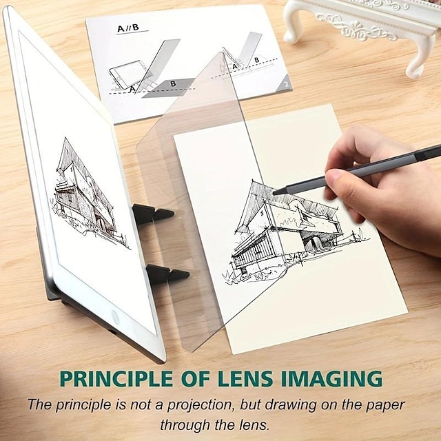 Optical Clear Drawing Board, Portable Optical Tracing Board Image ...