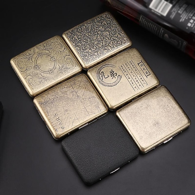 Vintage Cigarette Case with Both Sides Open to Support Generation of ...