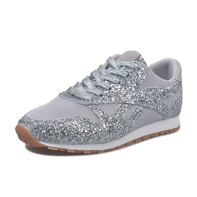 Women's Trainers Athletic Shoes Sneakers Bling Bling Sequins Bling ...