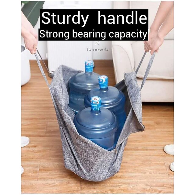 Waterproof Cotton Linen Press Line Storage Bag Finishing Bag Clothes ...