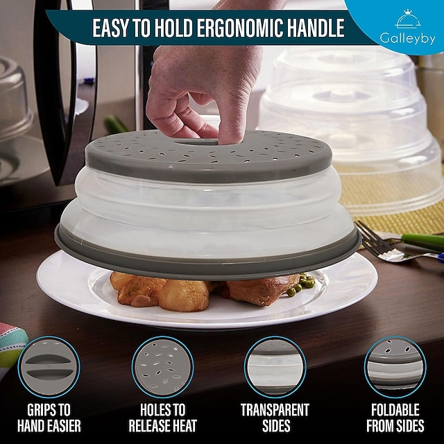 Collapsible Microwave Cover, Microwave Lid, Multifunctional Microwave ...