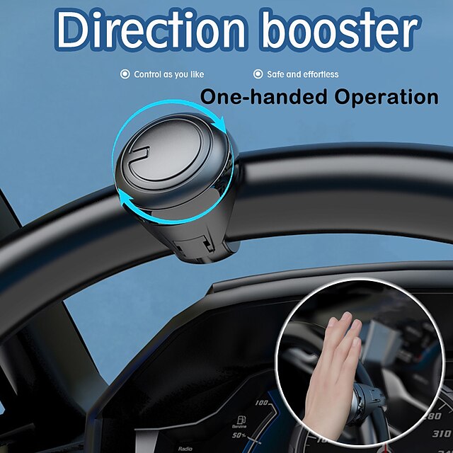 Car Turning Steering Wheel Booster 360 Rotation Universal Auto Spinner ...