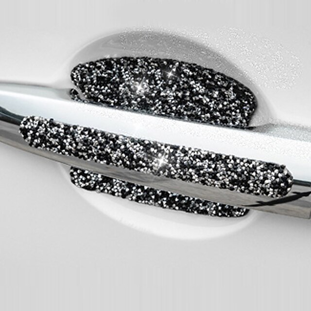StarFire 1/2/4PCS Rhinestone Car Door Handle Stickers - Bling Car ...