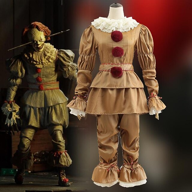Carnival Costume 2026 Burlesque Clown Pennywise Carnival Cosplay ...