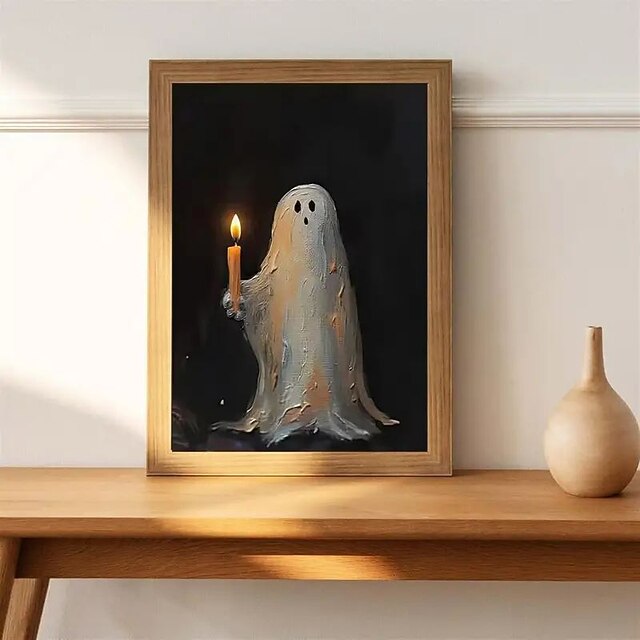 Halloween Wall Art Canvas Victoria Crow Witch Ghost Prints and Posters ...