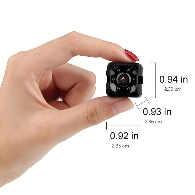 1pc SQ11 1080P Portable Wearable Night Vision Small HD Nanny Camera ...