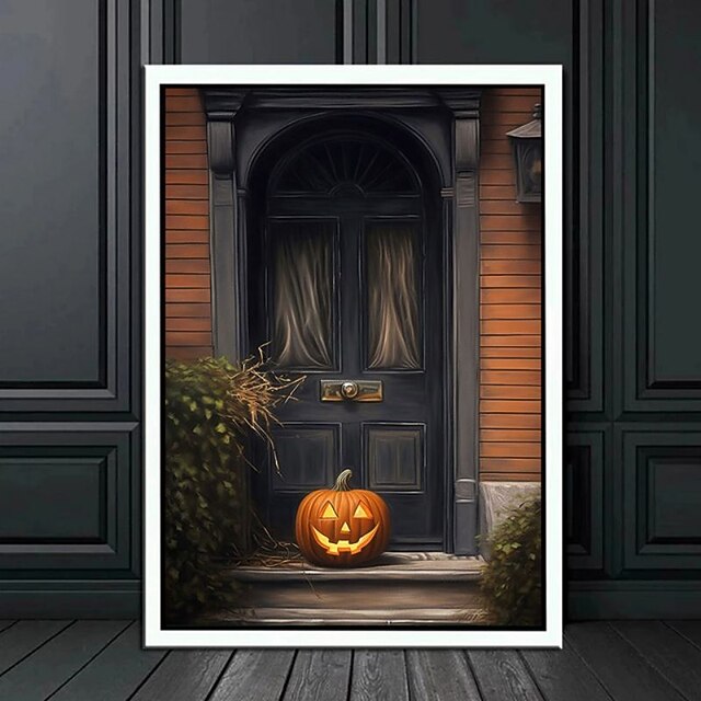 Halloween Wall Art Canvas Victoria Crow Witch Ghost Prints and Posters ...