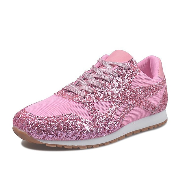 Women's Trainers Athletic Shoes Sneakers Bling Bling Sequins Bling ...