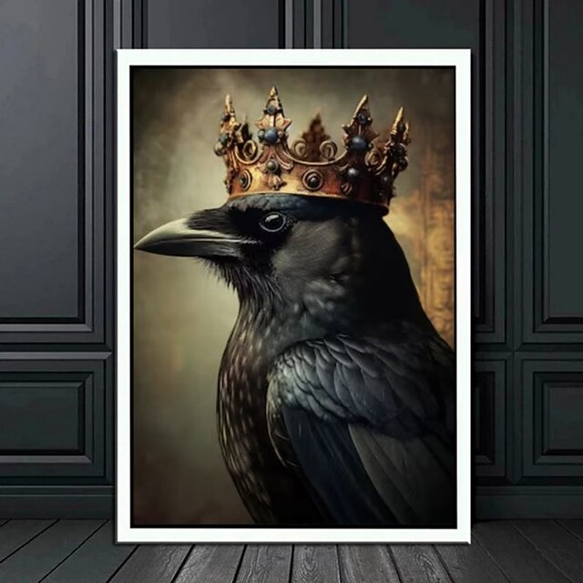 Halloween Wall Art Canvas Victoria Crow Witch Ghost Prints and Posters ...