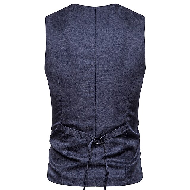 Men's Vest Leather Vest Daily Wear Vacation Going out Fashion Basic ...