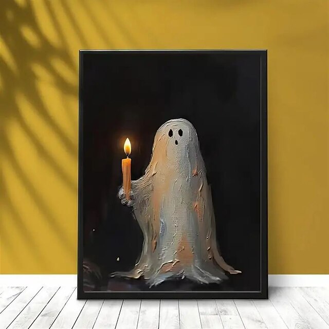 Halloween Wall Art Canvas Victoria Crow Witch Ghost Prints and Posters ...