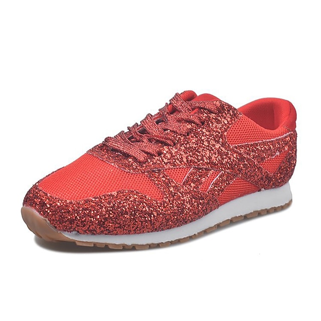 Women's Trainers Athletic Shoes Sneakers Bling Bling Sequins Bling ...