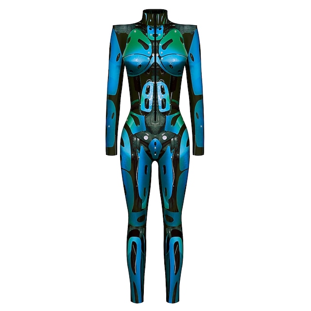 Cosplay Costume Skin Suit Bodysuit Skeleton Skull One Piece Kid's ...