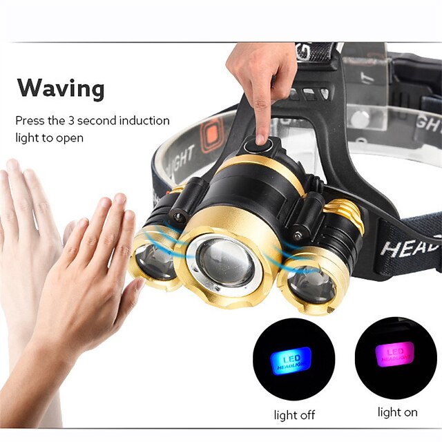 Pathfinder IR Sensor LED Headlight Headlamp Head Flashlight Torch ...