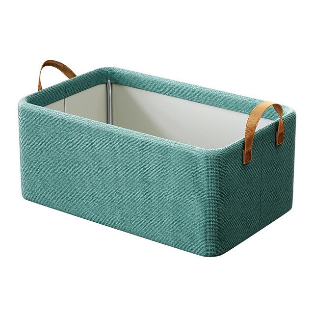 Foldable Storage Box With Steel Frame, Large Capacity Clothes Trousers ...