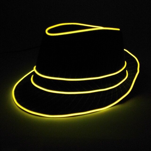 Luminous Hat Gentleman Performance Hat LED Glow Top Hat Party Gift ...