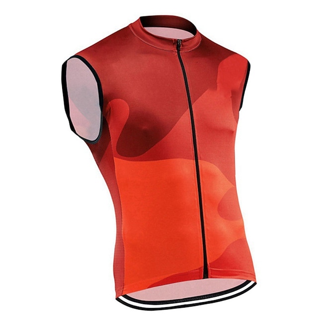 Men's Women's Cycling Vest Graphic Sleeveless Bike Top with 3 Rear ...