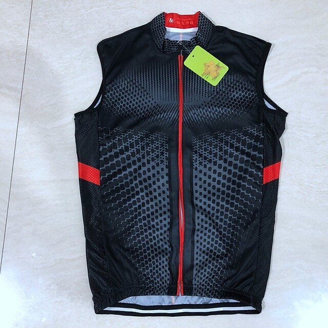 Men's Women's Cycling Vest Graphic Sleeveless Bike Top with 3 Rear ...