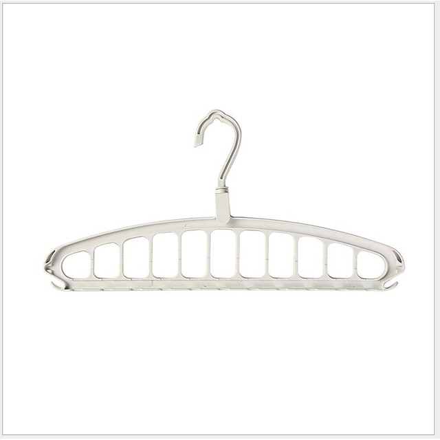 1pc Multi Hole Clothes Hanger, Multifunctional Folding Clothes Drying ...