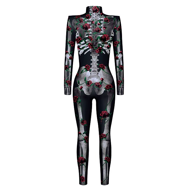 Carnival Costume 2026 Skeleton Skull Carnival Cosplay Costume Skin Suit ...