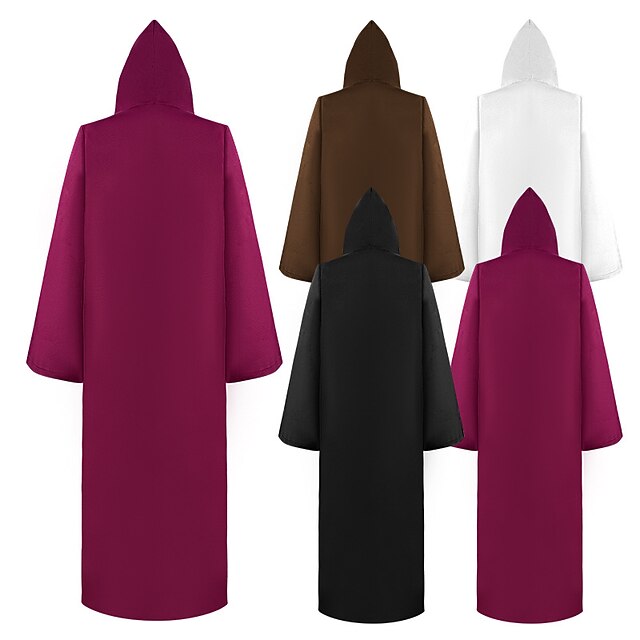 Anakin Skywalker Jedi Knight Cosplay Costume Hooded Cloak Book Week ...