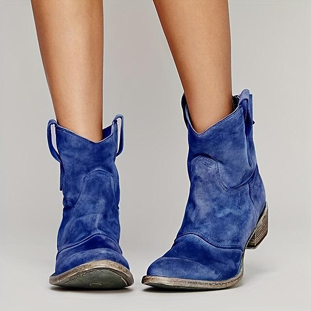 Women's Boots Slouchy Boots Plus Size Outdoor Daily Solid Color Booties ...