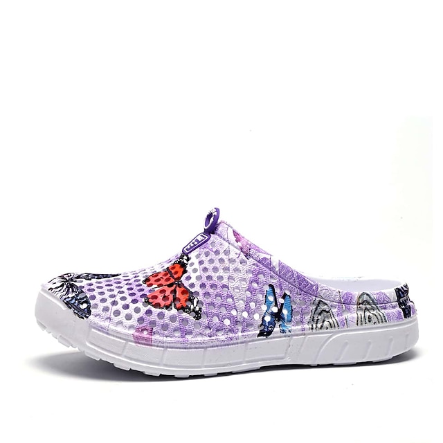Women's Breathable Mesh Slip-On Water Shoes – Lightweight Butterfly ...
