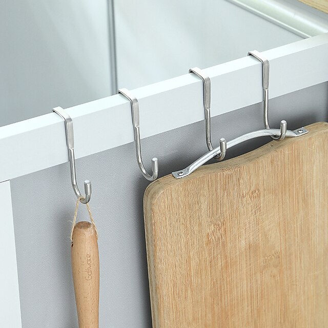 Stainless Steel Bedside Cabinet Door Hook Dormitory Double Hook S ...