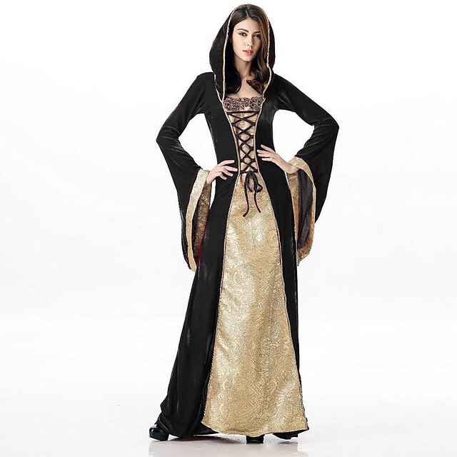 Retro Vintage Medieval Renaissance Dress Witch Viking Outlander Witches ...