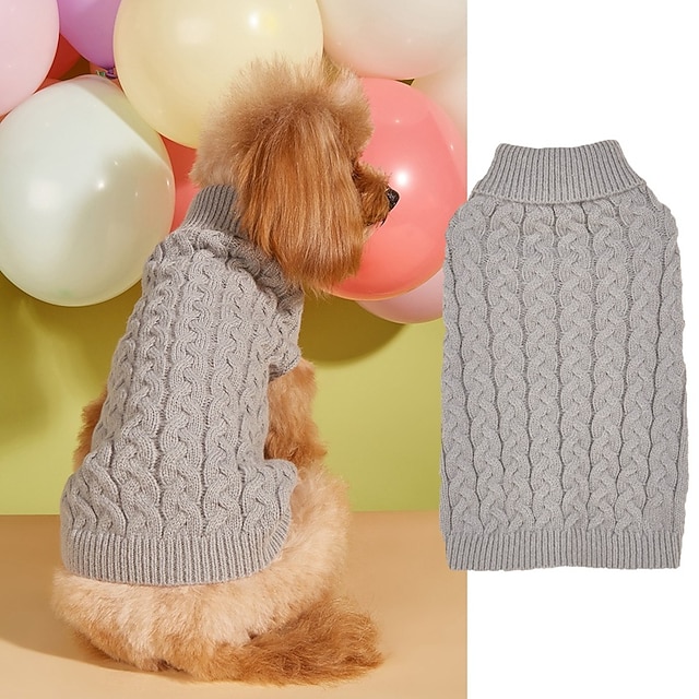 Dog Cat Sweater Jumper Fashion Cool Winter Breathable Soft Washable ...