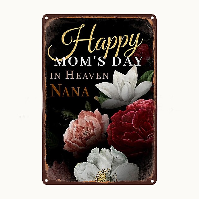 1pc Retro Metal Tin Sign Words Tin Sign Vintage Kitchen Signs Wall ...
