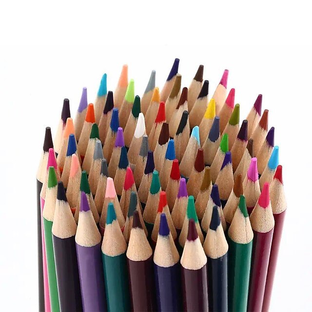48/72/120/180pcs Brutfuner Oil Pencils Set - Vibrant Colors for Drawing ...