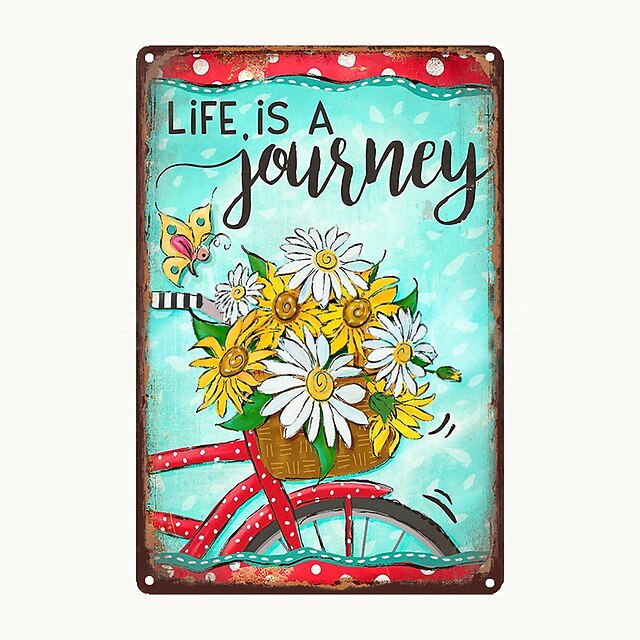 1pc Retro Metal Tin Sign Words Tin Sign Vintage Kitchen Signs Wall ...
